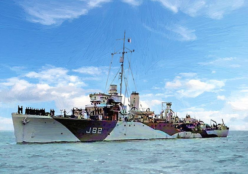 HMS HUSSAR "Remembering Cap D'Antifer" | JACKS TAXI