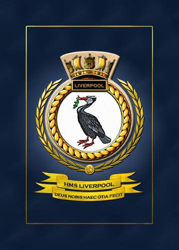 HMS LIVERPOOL - SHIPS CREST | JACKS TAXI