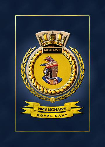 HMS MOHAWK - SHIPS CREST | JACKS TAXI