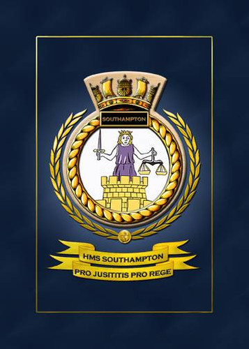 HMS SOUTHAMPTON - SHIPS CREST | JACKS TAXI
