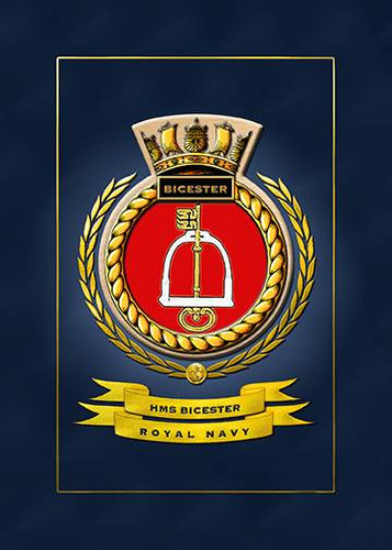 HMS BICESTER - SHIPS CREST | JACKS TAXI