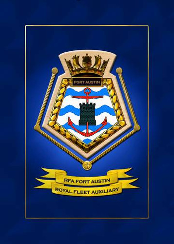 RFA FORT AUSTIN - SHIPS CREST | JACKS TAXI