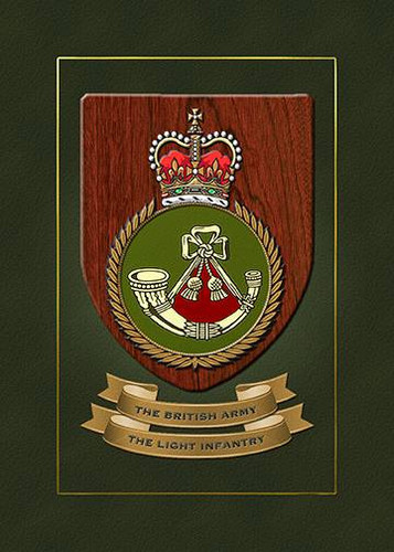 THE ARMY - REGIMENT CREST The Light Infantry | JACKS TAXI