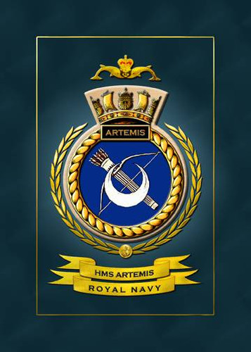 HMS ARTEMIS - SUBMARINE - SHIPS CREST | JACKS TAXI