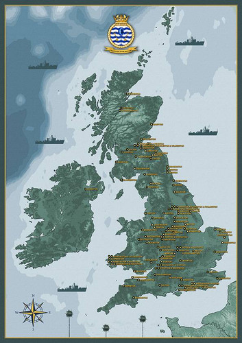 ROYAL NAVY - TON CLASS MINESWEEPERS ORIGINS MAP 02 | JACKS TAXI