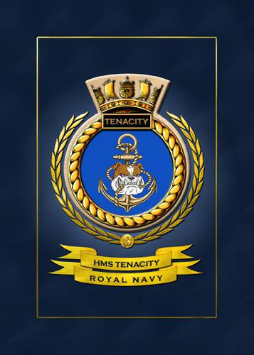 HMS TENACITY - SHIPS CREST | JACKS TAXI