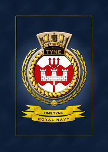 HMS TYNE - SHIPS CREST | JACKS TAXI