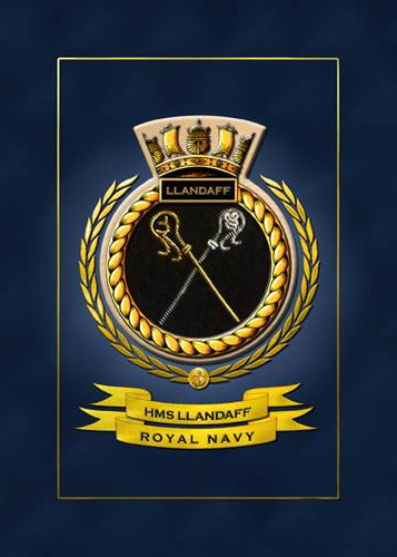 HMS LLANDAFF - SHIPS CREST | JACKS TAXI