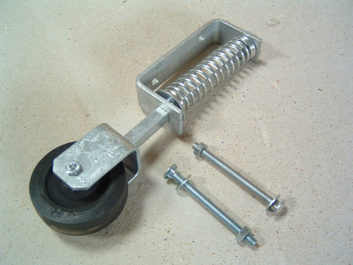 Heavy Duty Spring Loaded Gate wheel for Wooden Gates (Galvanised ...