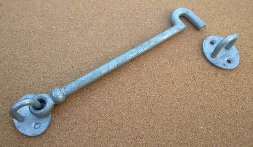 6 inch Galvanised Ornamental Cabin Hook | Gate Fittings Direct