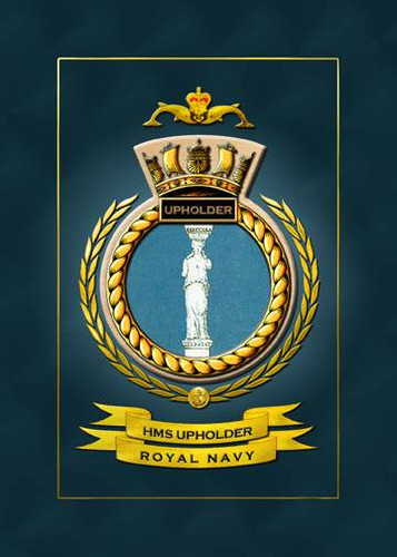 HMS UPHOLDER - SUBMARINE - SHIPS CREST | JACKS TAXI
