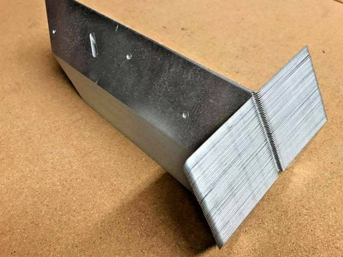 50 box of Arris rail repair brackets in E Brown | Gate Fittings Direct