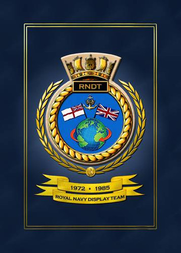 ROYAL NAVY DISPLAY TEAM GLOBE & ENSIGNS CREST | JACKS TAXI
