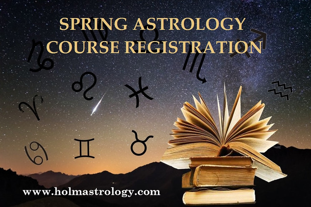SPRING ASTROLOGY COURSE REGISTRATION
