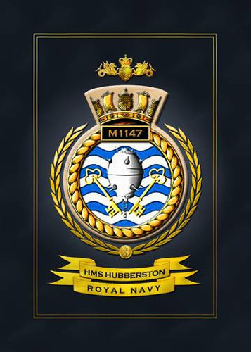 HMS HUBBERSTON 01 - SHIPS CREST | JACKS TAXI