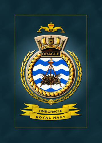 HMS ORACLE - SUBMARINE - SHIPS CREST | JACKS TAXI