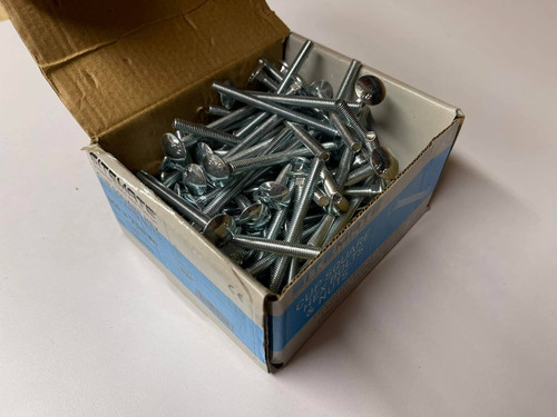 200 Box of M8 x 30mm Coach Bolts BZP | Gate Fittings Direct