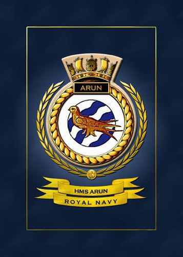 HMS ARUN - SHIPS CREST | JACKS TAXI