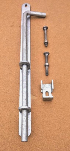 Bolt on heavy duty drop bolt for metal gates | Gate Fittings Direct