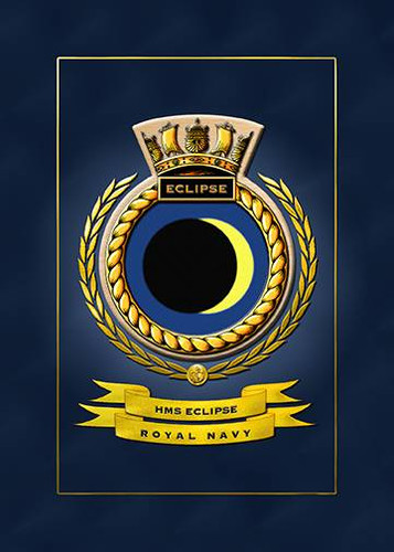 HMS ECLIPSE SHIPS CREST | JACKS TAXI