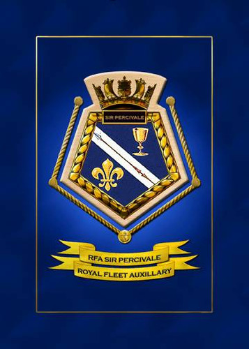 RFA SIR PERCIVALE - SHIPS CREST | JACKS TAXI