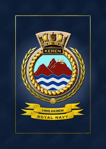 HMS KEREN - SHIPS CREST | JACKS TAXI