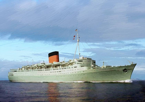 RMS CARONIA "The Green Goddess" | JACKS TAXI