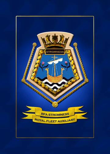 RFA STROMNESS - SHIPS CREST | JACKS TAXI