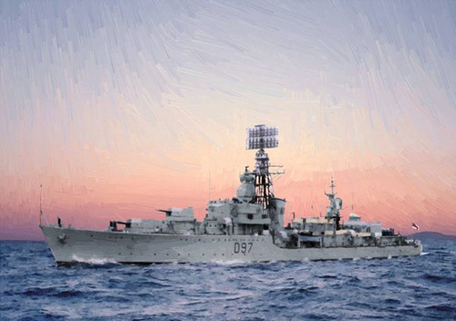 HMS CORUNNA "21st Escort Squadron - Nee 7th Destroyer Squadron" | JACKS ...