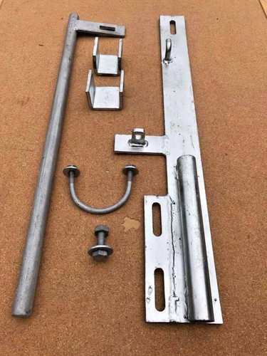 Clamp on heavy duty drop bolt for metal gates | Gate Fittings Direct