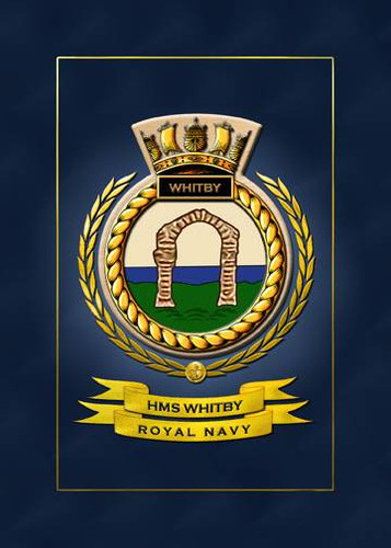 HMS WHITBY - SHIPS CREST | JACKS TAXI