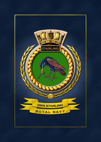 HMS STARLING - SHIPS CREST | JACKS TAXI
