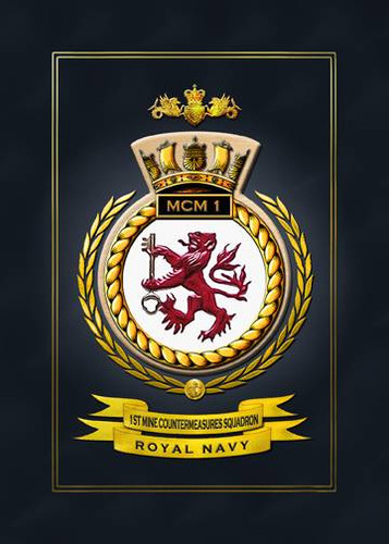 1ST MCM SQUADRON - SHIPS CREST | JACKS TAXI