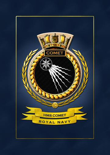 HMS COMET - SHIPS CREST | JACKS TAXI