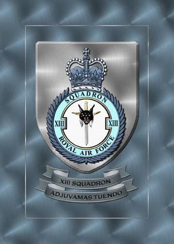 RAF SQUADRON CREST 13 Squadron | JACKS TAXI