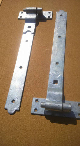 Pair of galvanised 36 inch cranked Hook & Band hinges | Gate Fittings ...