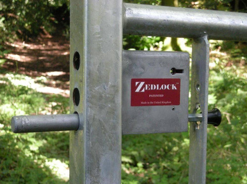 3 lever galvanised Zedlock for metal gates | Gate Fittings Direct