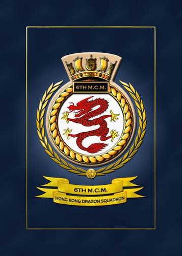 6TH MCM SQUADRON - SHIPS CREST Hong Kong Dragon Squadron | JACKS TAXI