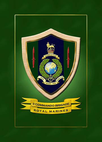 THE ROYAL MARINES - 3 BRIGADE COMMANDO - CREST | JACKS TAXI