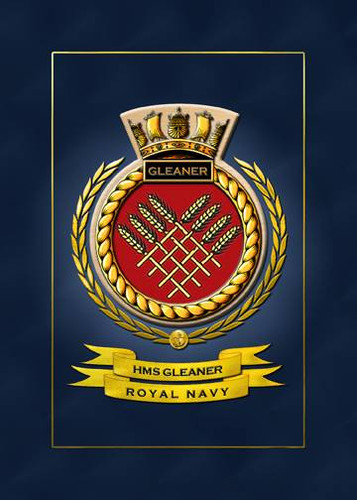 HMS GLEANER - SHIPS CREST | JACKS TAXI