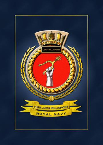 HMS LOCH KILLISPORT - SHIPS CREST | JACKS TAXI