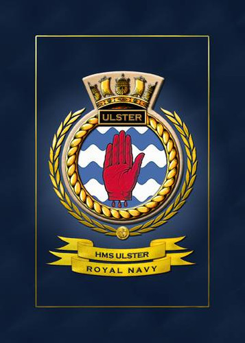 HMS ULSTER - SHIPS CREST | JACKS TAXI