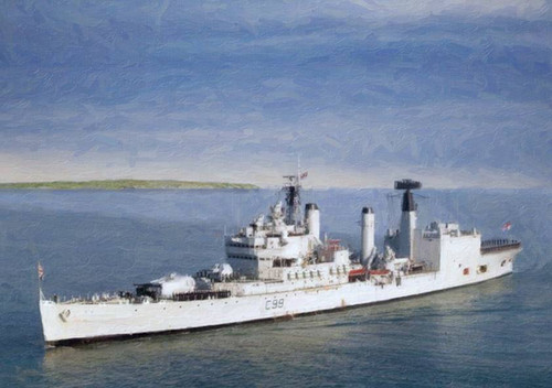 HMS BLAKE - Procedure Alpha - Original One Off Art With Solid Wood ...