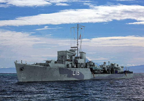 HMS EGGESFORD "Hunt Class Destroyer" | JACKS TAXI