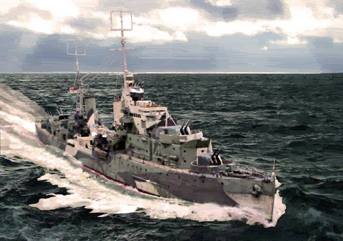 HMS SCYLLA "Flagship - Eastern Task Force" | JACKS TAXI