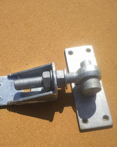 One Pair of 36 inch galvanised Adjustable Hook & Band Hinges | Gate ...