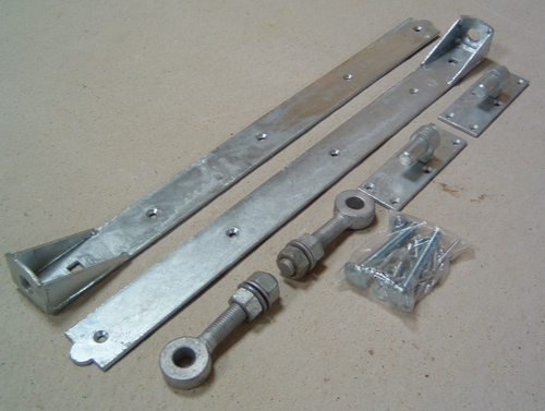 One Pair of 30 inch Galvanised Adjustable Hook & Band Hinges | Gate ...