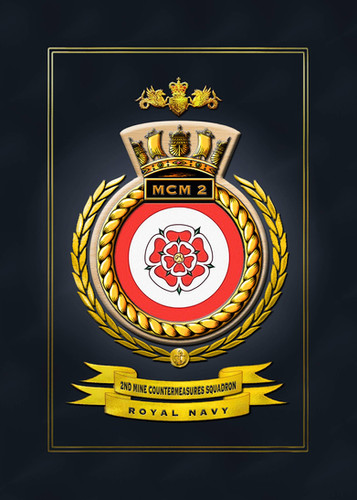 2ND MCM SQUADRON - SHIPS CREST | JACKS TAXI
