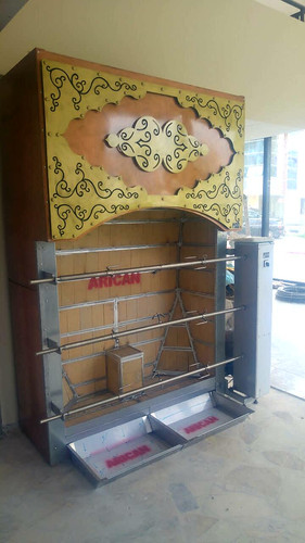 Wood Fire Automatic Roasted Lamb Kebab Machine Triple | Arican Grills