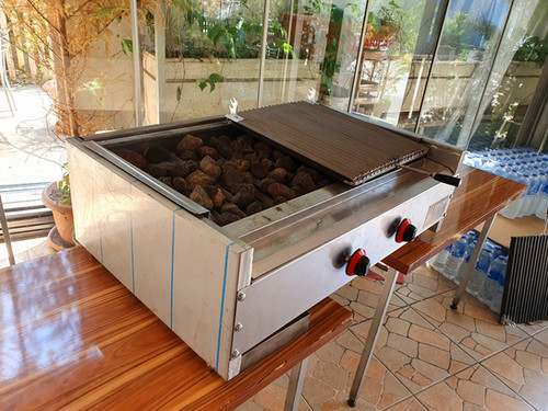 Gas & Lava Stone Grill Bbq | Arican Grills